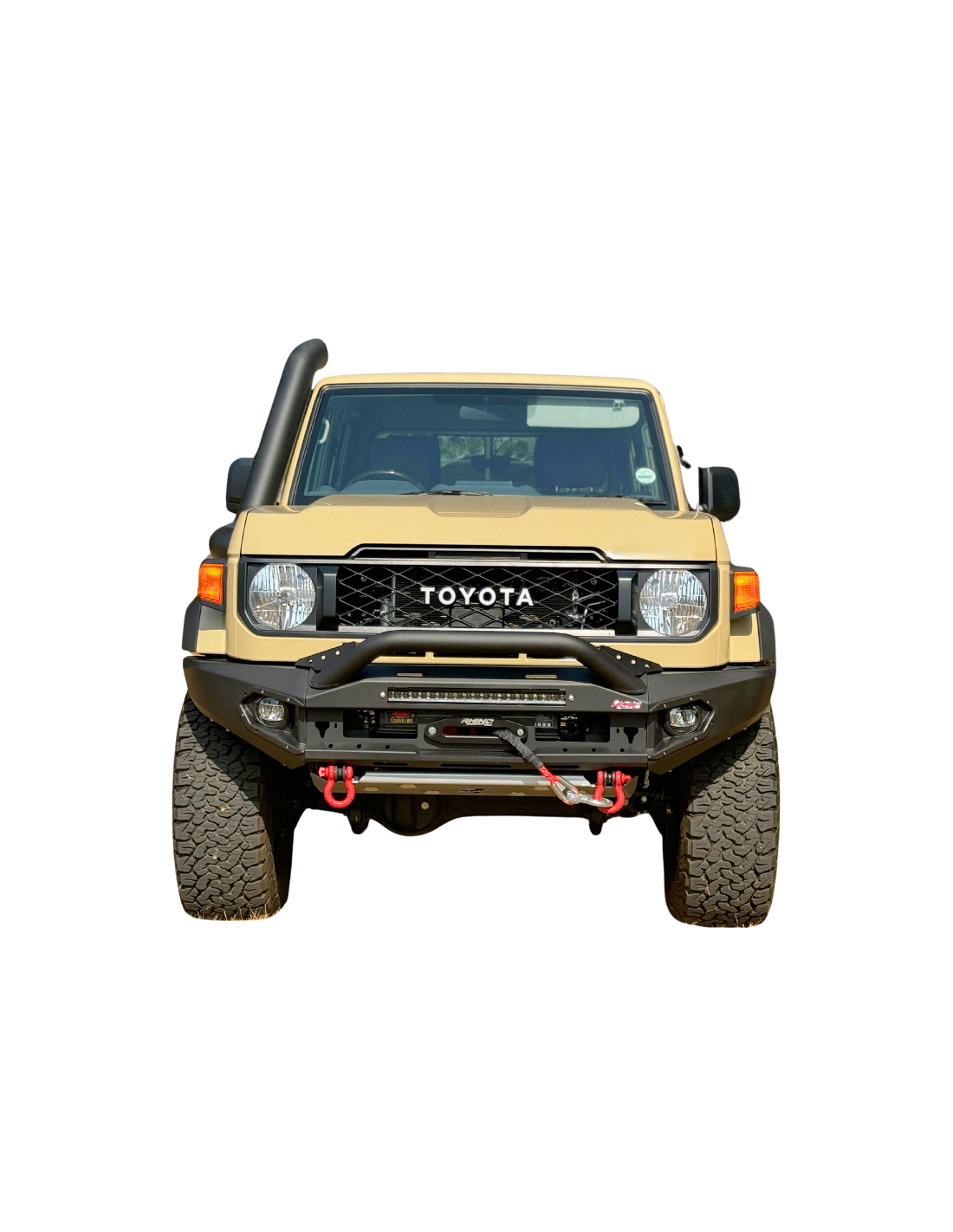Bumper Delantero Evo 3d Para T Land Cruiser 70 (pick Up) Con Carcaza Central Para Barra Led ...
