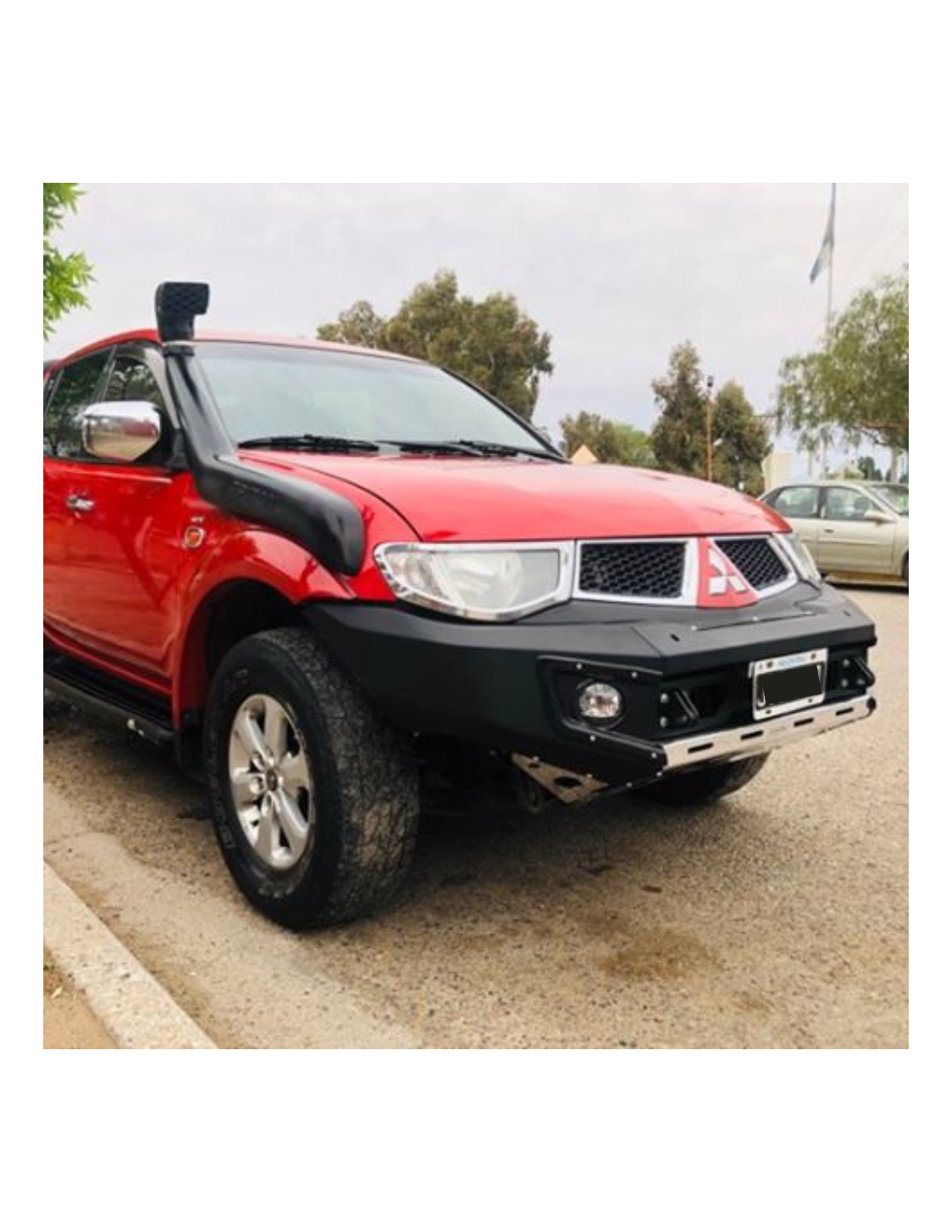 Bumper Delantero Rhino 4x4 Evo 3 Para Mitsubishi L200 Triton/sportero ...